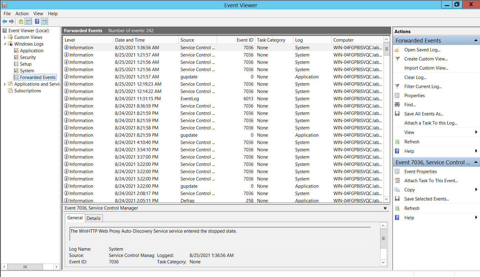 Using Windows Event Forwarding For Centralized Windows Monitoring