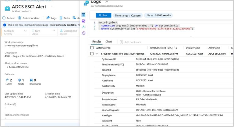 Detecting ADCS Privilege Escalation: How Misconfigured Certificates ...